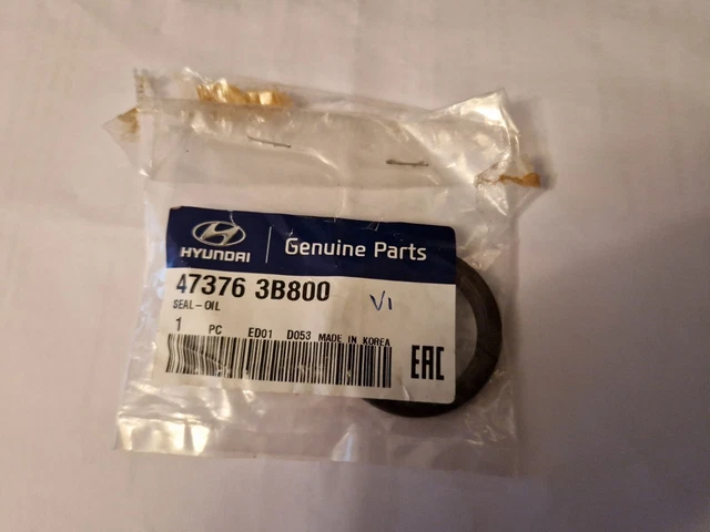 KIA HYUNDAI OIL Seal Output Shaft Right Genuine New 473763B800 £17.99 ...