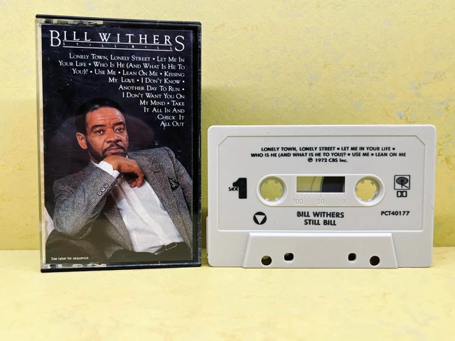 MUSIC CASSETTE BILL Withers Still Bill 1985 Columbia Cbs Check It All ...