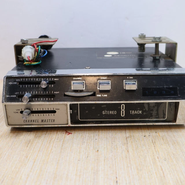 VINTAGE CHANNEL MASTER 8 Track Stereo Tape Player Model 6378 - Untested ...