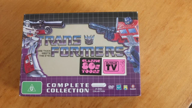 TRANSFORMERS COMPLETE COLLECTION 17 Disc Set Steel Metal Transformers ...