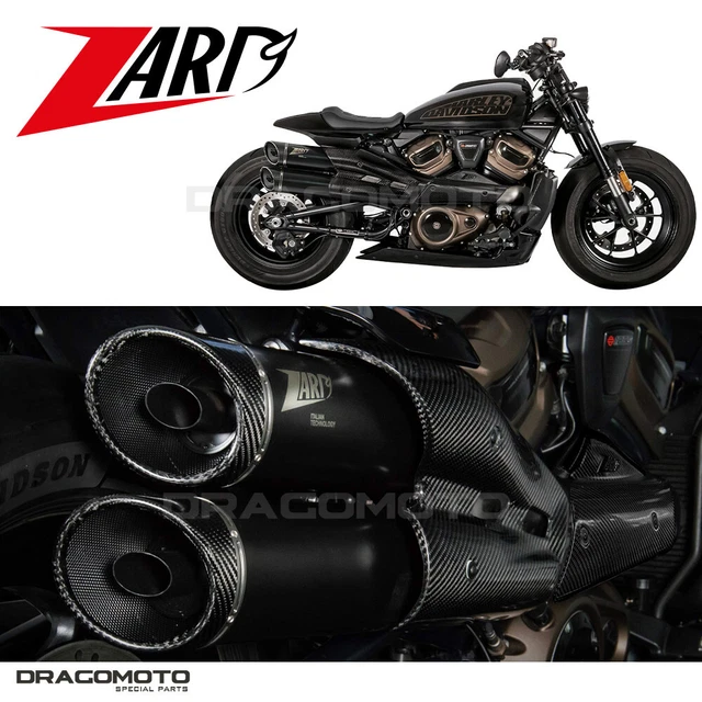 SPORTSTER 1250 HARLEY-DAVIDSON 2023 ZARD Ligne complete GT Noir RC ZHD006S10S... EUR 2.160,93 ...