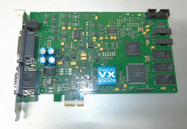 DIGIGRAM VX222E 192 kHz / 24-Bit AES3 SMPTE LTC PCIe Card £49.99 ...