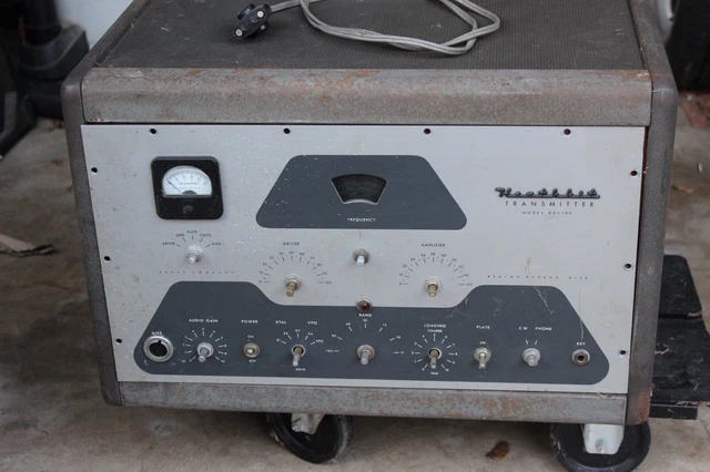 VINTAGE HEATHKIT DX-100 AM CW Ham Transmitter Untested $345.00 - PicClick