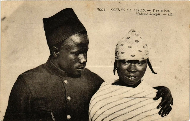 CPA AK ALGERIA LL 7001 Scenes et Types - Y en a bon Madame Senegal ...