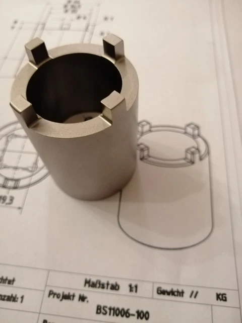 MERCEDES G W461 groove nut key wheel bearing groove nut key wolf groove ...