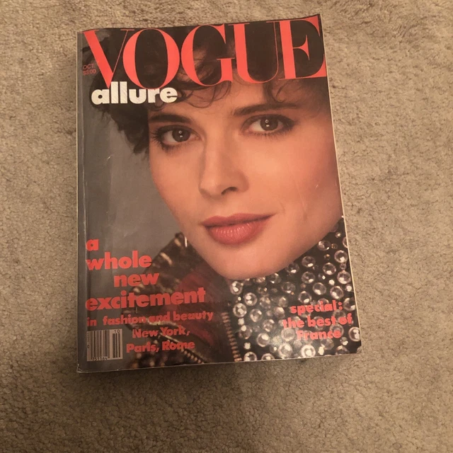VOGUE MAGAZINE OCTOBER 1982 US edition-Isabella Rossellini $38.55 ...