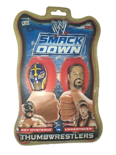 THE UNDERTAKER & Rey Mysterio Jr. WWE Thumb Wrestlers Smackdown 2007 ...
