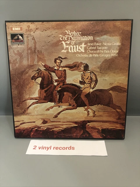 HECTOR BERLIOZ: THE Damnation Of Faust Vinyl Box Set 1970 EMI SLS 947/2 ...