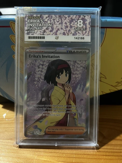 ERIKA'S INVITATION FULL Art 196/165 Pokémon Scarlet & Violet 151 ACE ...
