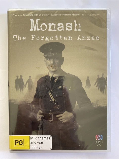 DVD DISC - MONASH THE FORGOTTEN ANZAC - Region 4 Pal - BRAND NEW ...