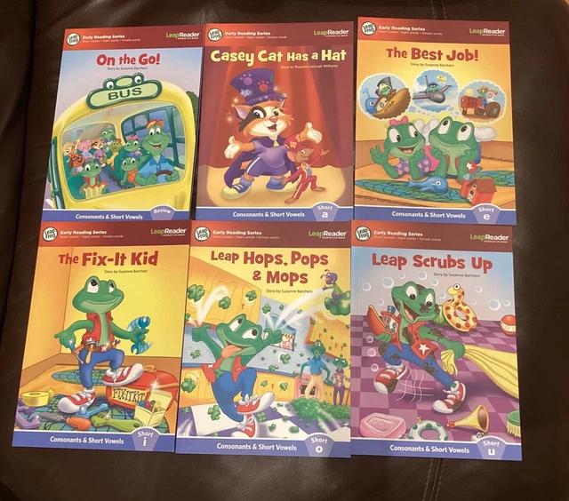 LEAPFROG LEAP READER Consonants & Short Vowels Bundle £10.00 - PicClick UK