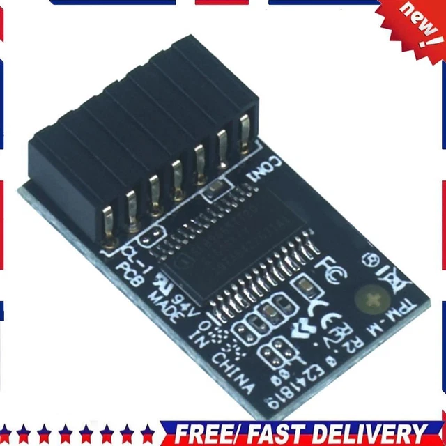 FOR ASUS TPM-M R2.0 TPM Module 15x25mm Computer TPM-M R2.0 for Asus ...