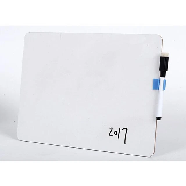 5PCS 15X21CM DESKTOP Small White Board Tabletop Easel Whiteboard Double ...