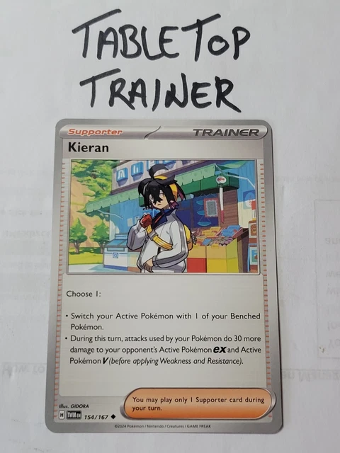 POKEMON TCG - Twilight Masquerade - Kieran 154/167 - Common $1.00 ...