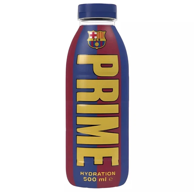 PRIME HYDRATION DRINK By Logan Paul & KSI- FC Barcelona x 1 Bottle *PRE ...