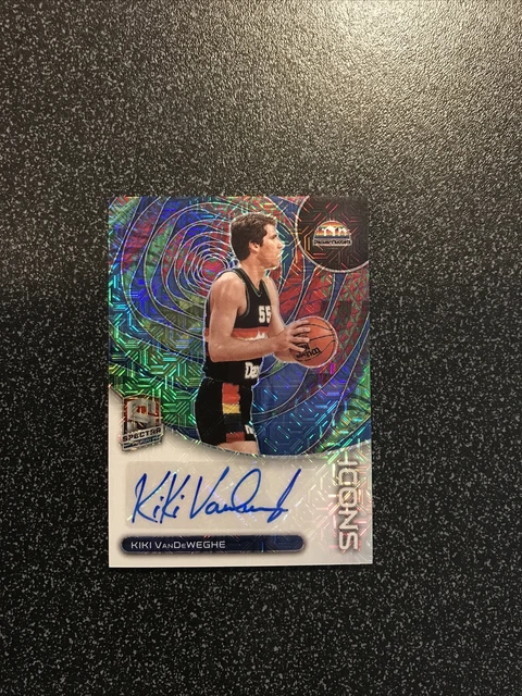 AUTOGRAPHE AUTOMATIQUE KIKI VanDeweghe 2022 Spectra Icons Meta Prizm 13 ...