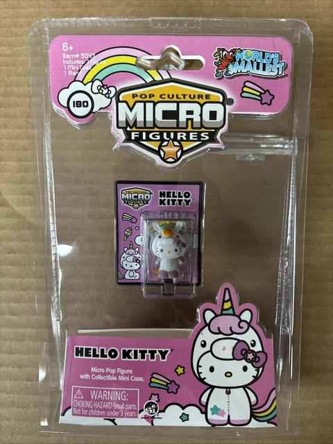 WORLD'S SMALLEST HELLO Kitty ~Pop Culture Micro Figure W/Case ~White ...