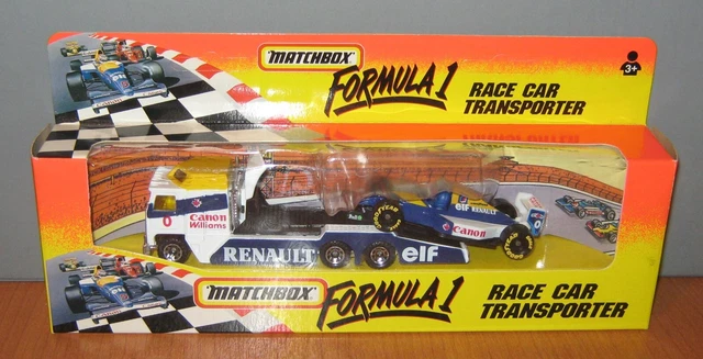 MATCHBOX CONVOY FORMULA 1 Williams Renault Race Car Transporter £49.99 ...