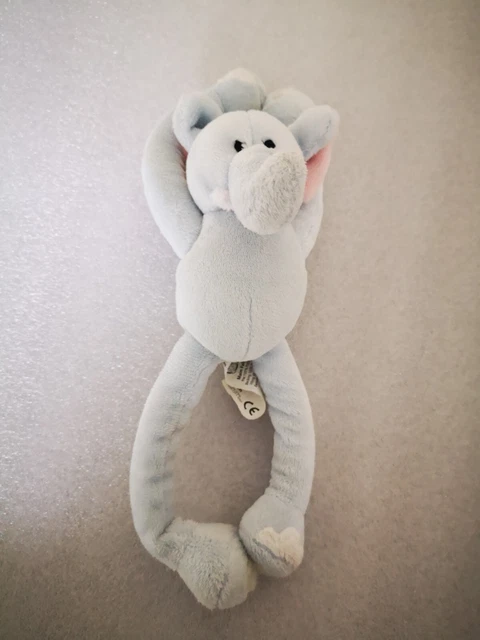 THE CUDDLE CREW Cute Baby Elephant Soft Plush Toy Cuddling Blue Approx ...