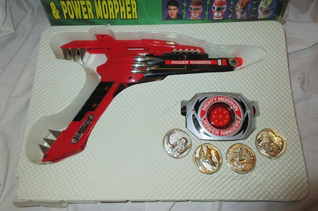 VINTAGE BANDAI MIGHTY Morphin POWER RANGERS Power Morpher & Power Gun ...