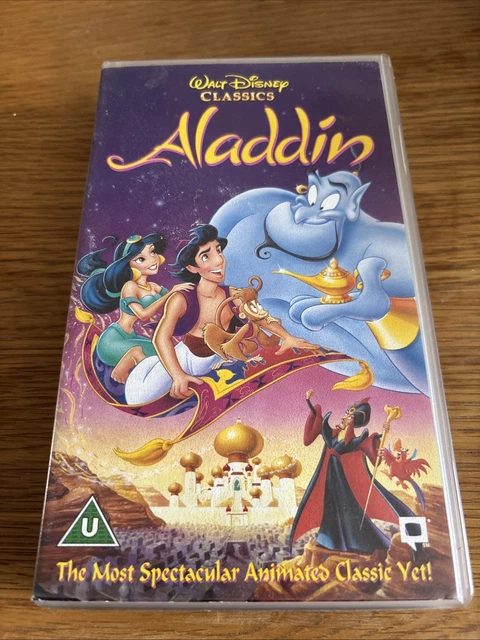 WALT DISNEY CLASSICS Aladdin VHS Tape £1.75 - PicClick UK
