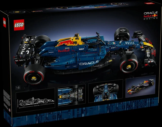 LEGO TECHNIC ORACLE Red Bull Racing RB20 F1 Car - Model 42206 (18 ...