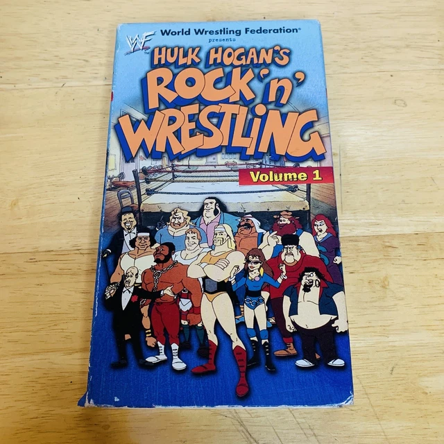 WWF HULK HOGAN'S Rock 'n' Roll Wrestling Vol. 1 VHS Video 1999 Cartoon ...
