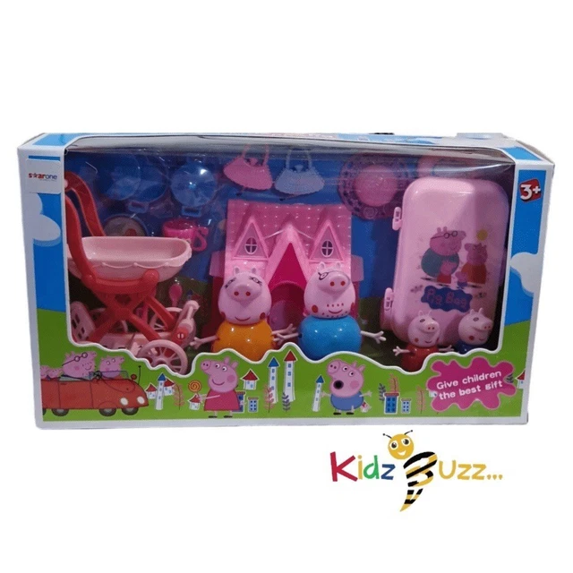 PEPPA PIG FIRST Day At Playgroup Playset Holiday Set Toy For Kids £16. ...