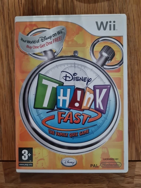 DISNEY THINK FAST Nintendo Wii £3.00 - PicClick UK