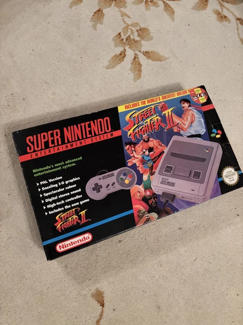 SUPER NINTENDO SNES Console Street Fighter 2 Edition BOX ONLY £78.08 ...