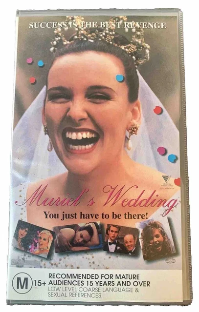 1994 MURIELS WEDDING VHS 90s Classic Australian Rom-Com Cult Toni ...