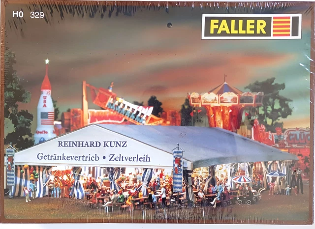 # FALLER H0 329 : Großes Festzelt mit Stoffplane / neu/OVP EUR 129,99 ...