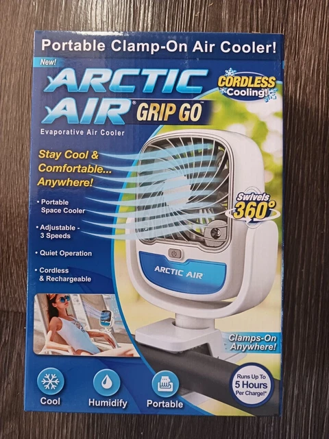 ARCTIC AIR GRIP Go Rechargeable Air Cooler Brand New $37.81 - PicClick CA