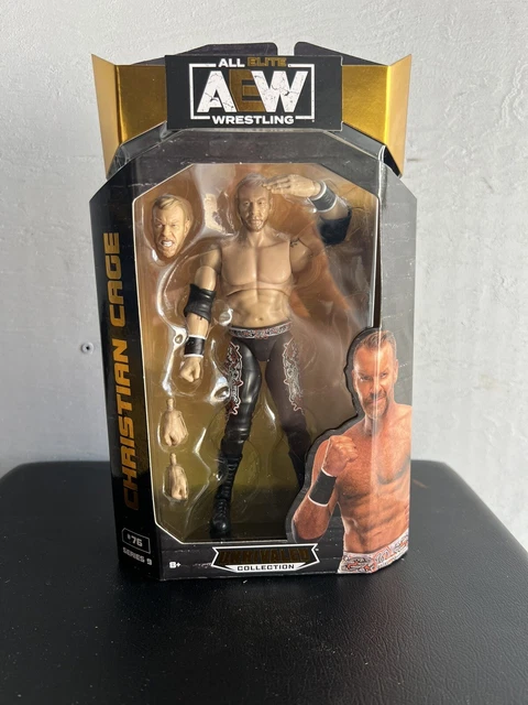 JAZWARES AEW CHRISTIAN Cage Unrivaled Collection Series 9 Wrestling ...