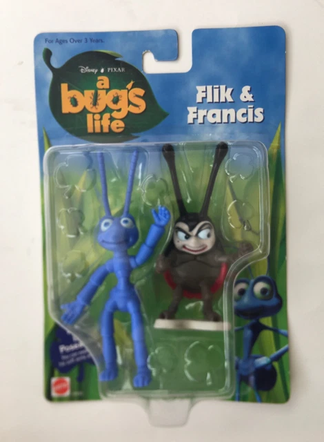 FIGURA DISNEY PIXAR A Bug's Life Hungry Heimlich la Oruga Mattel #69490 ...