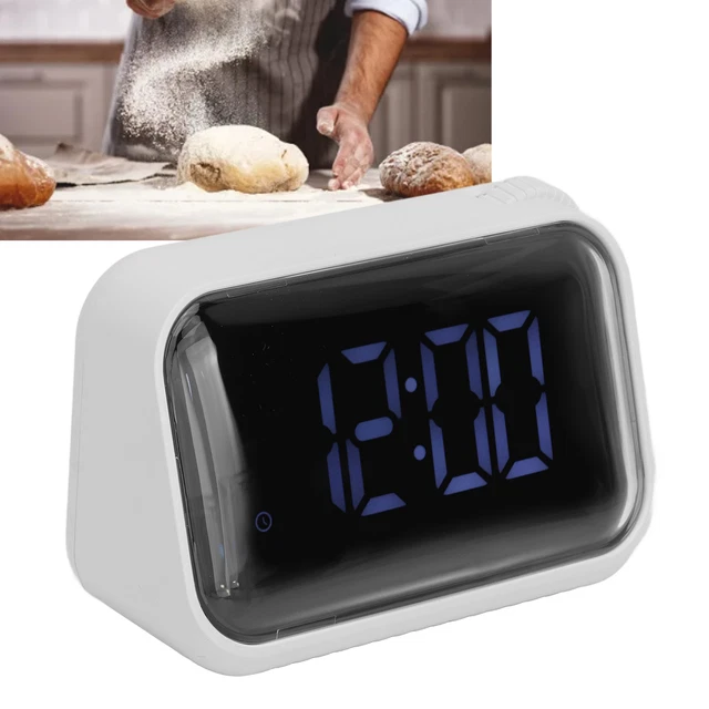 BAKING COUNTDOWN TIMER Silent Scroll Button Timer High Definition LED ...