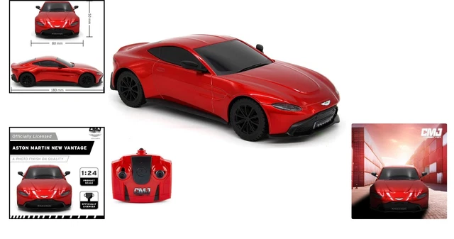 ASTON MARTIN VANTAGE 1:24 Scale Red RC Car - Officially Licensed ...