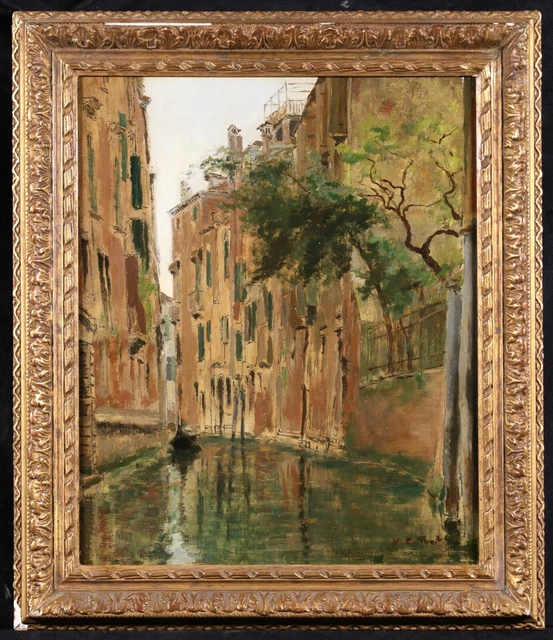 HENRI ROUART (1833-1912) Signed French Impressionist Oil On Canvas ...