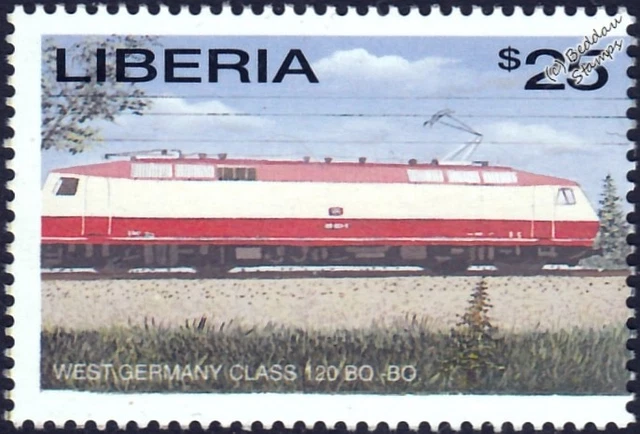 DB BAUREIHE BAUREIHE 120 Elektrolokomotive Zugstempel EUR 2,69 ...