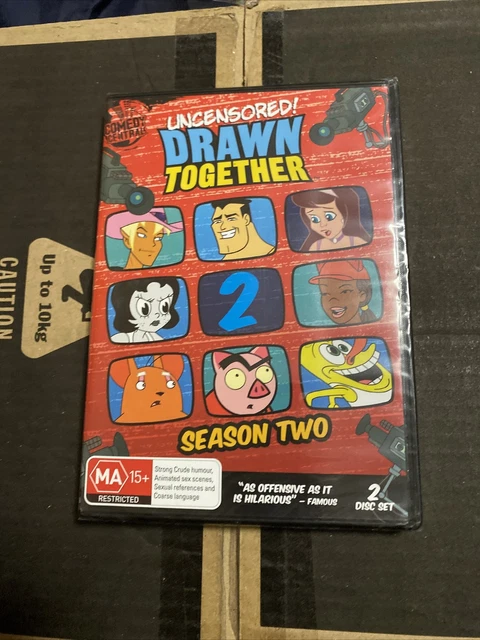 DRAWN TOGETHER : Season 2 (DVD, 2010, 2-Disc Set) NEW & Sealed REGION 4 ...