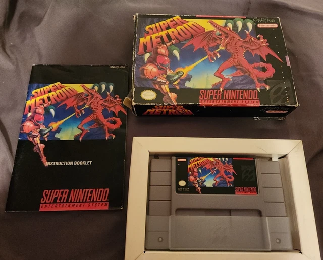 SUPER METROID - TESTED - Super Nintendo Entertainment System $185.39 ...