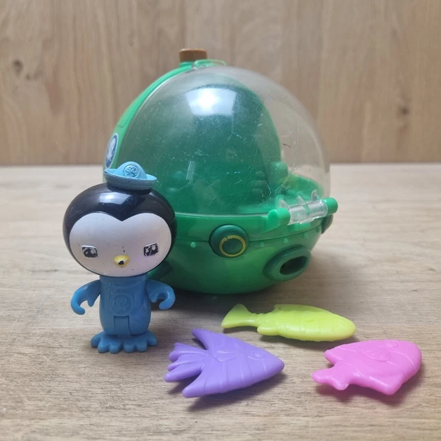 THE OCTONAUTS GUP E & Peso With 3 Fish Cbeebies Green Vehicle £12.98 ...