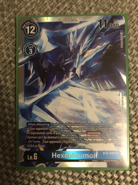 HEXEBLAUMON - BT5-032 SR - BATTLE OF OMNI - Digimon CCG EUR 8,41 - PicClick FR