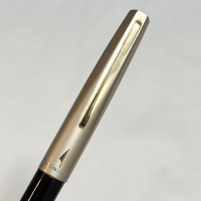 MORISON/MORRISON/NIB 14K/FOUNTAIN PEN/BLACK Gold/Stationery/Writing ...