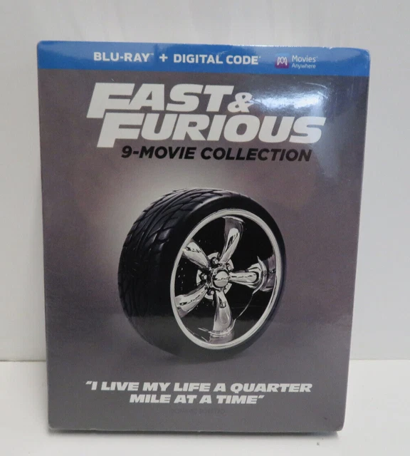 FAST & FURIOUS: 9-Movie Collection (Blu-ray)+digital Code - NEW SEALED ...