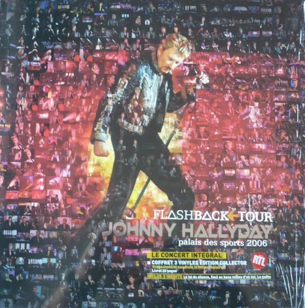 JOHNNY HALLYDAY FLASHBACK Tour - Palais Des Sports 2006 - LP 33T x 3 ...