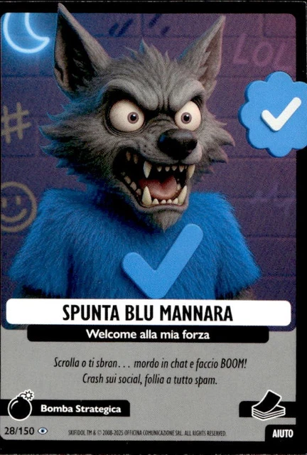 CARD SKIFIDOL ITALIAN Brainrot. Allucinazione Cosmica 2025 # 28 EUR 1 ...