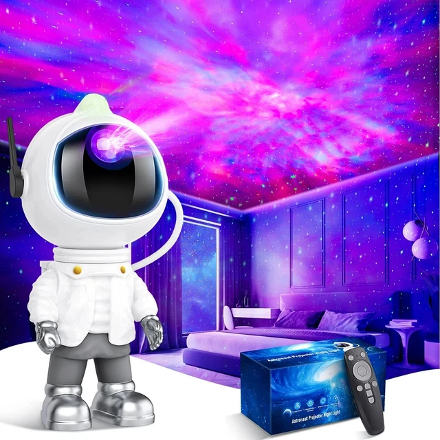 ASTRONAUT STARRY SKY Night Light Projector Laser Nebula Galaxy Lamp ...