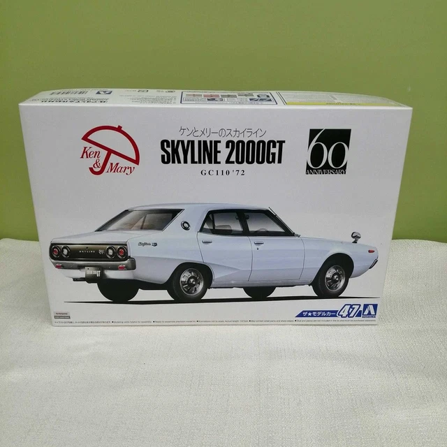AOSHIMA CULTURAL TEACHING Materials Co., Ltd. 47 Skyline 2000GT'72 The Model Ca EUR 63,12 ...