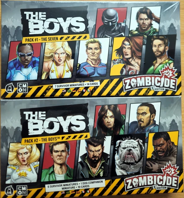 ZOMBICIDE THE BOYS-BUNDLE: Pack #1-The Seven & Pack #2-The Boys, DE/EN ...